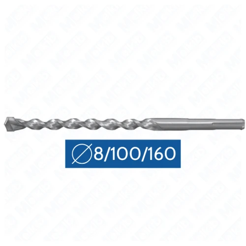 SDS-Plus II Pointer 8×100×160 drill bit, centring tip, Vario KVS Helix ...