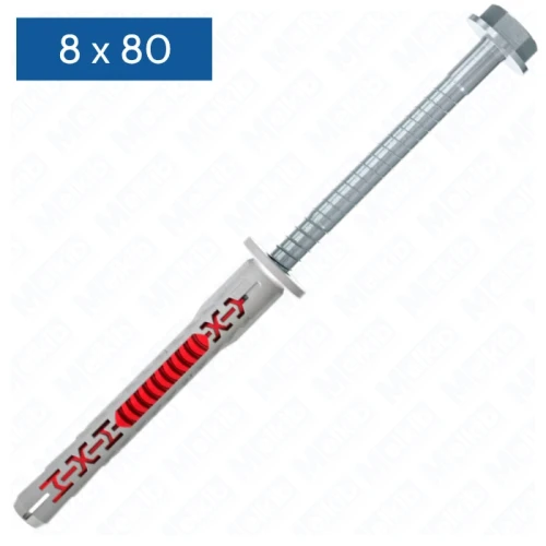 FISCHER DuoXpand 8 × 80 FUS – frame anchor for masonry & concrete, TX30 ...